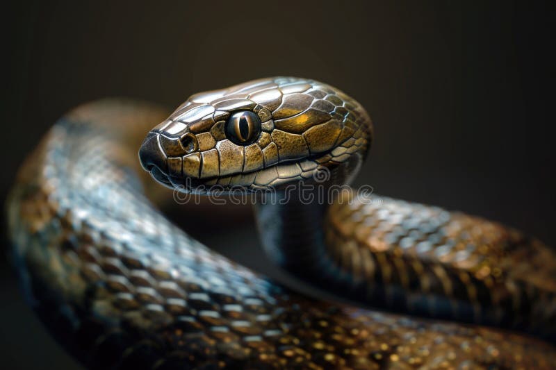 Close Up of a Snake S Head with Its Mouth Open. Suitable for ...