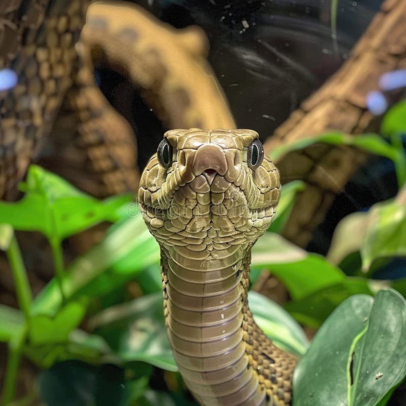 A Close Up of a Snake S Head in a Tree. Suitable for Wildlife and ...