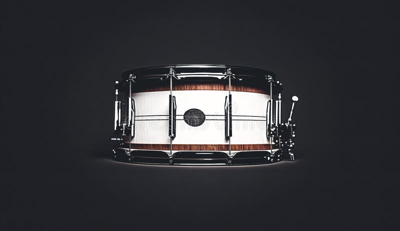 Close-up, a Snare Drum, Percussion Instrument, Generative AI. Stock ...