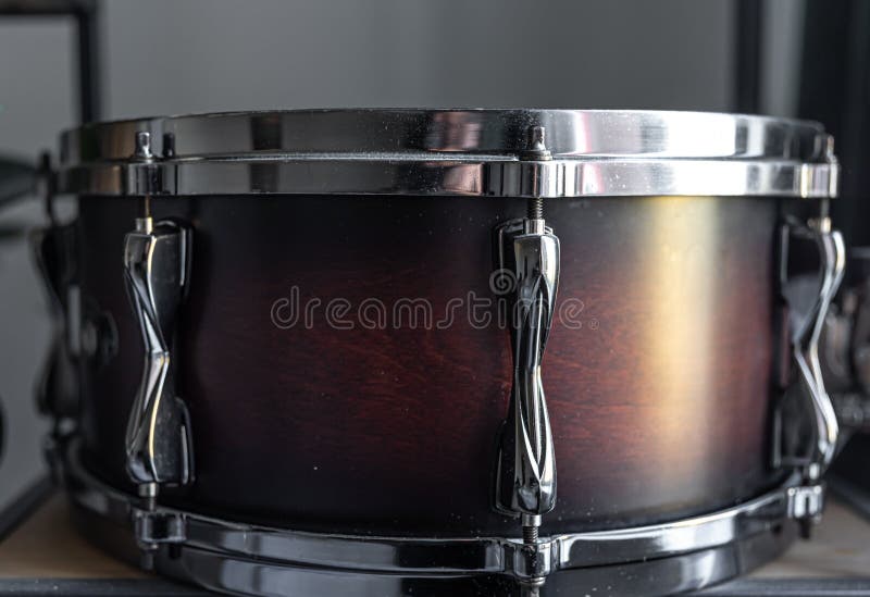 Close Up of a Snare Drum, Percussion Instrument. Stock Photo - Image of ...