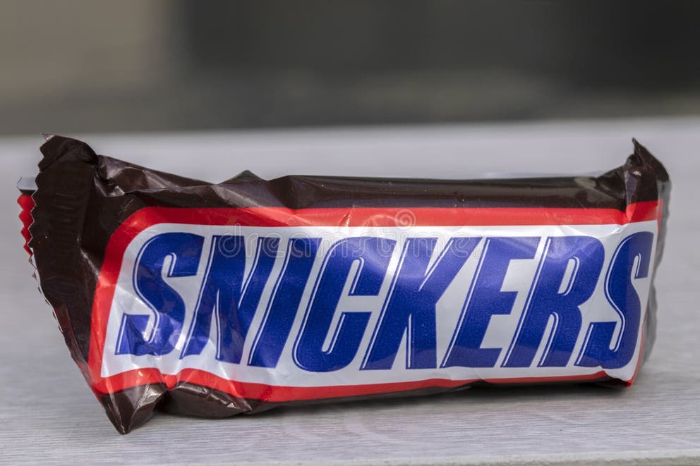 Close Up Snicker Candy Bar at Amsterdam the Netherlands 25-4-2023 ...