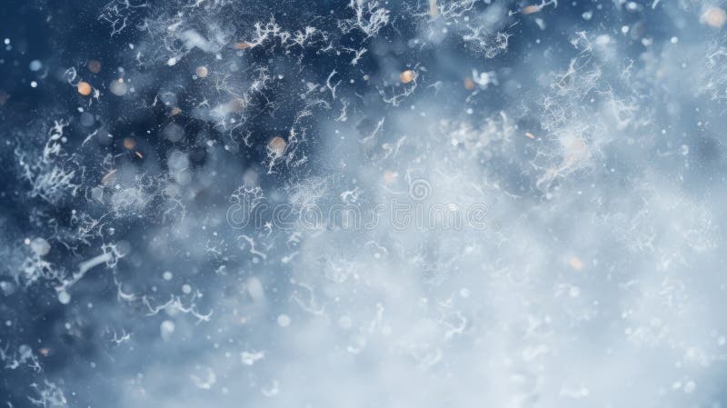 A Close Up of Snow Falling from the Sky Stock Illustration ...