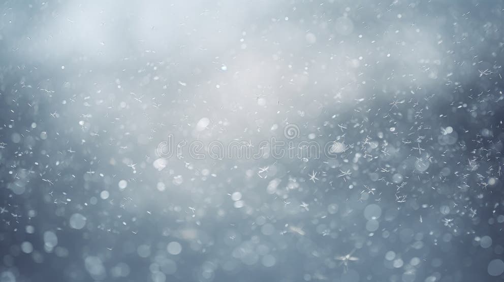 A Close Up of Snow Falling from the Sky Stock Illustration ...