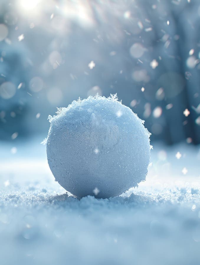 Close Up Snowball Snowy Outdoor Setting Stock Photos - Free & Royalty ...