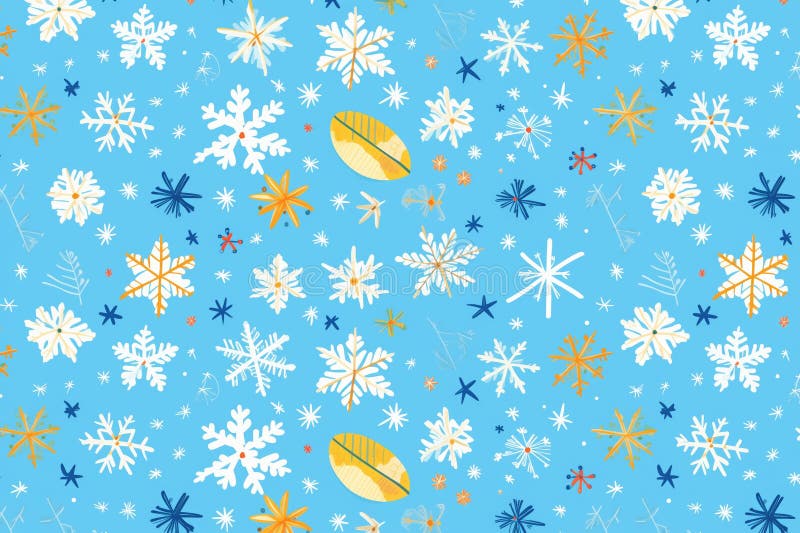 Close Up of Snowflake Designs on a Winter-themed Blue Quilt Stock Image - Image of winter, blue ...