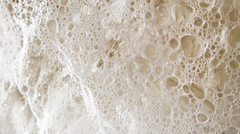 Close-up of Soap Bubbles Forming a Texture on a Smooth Surface Stock ...