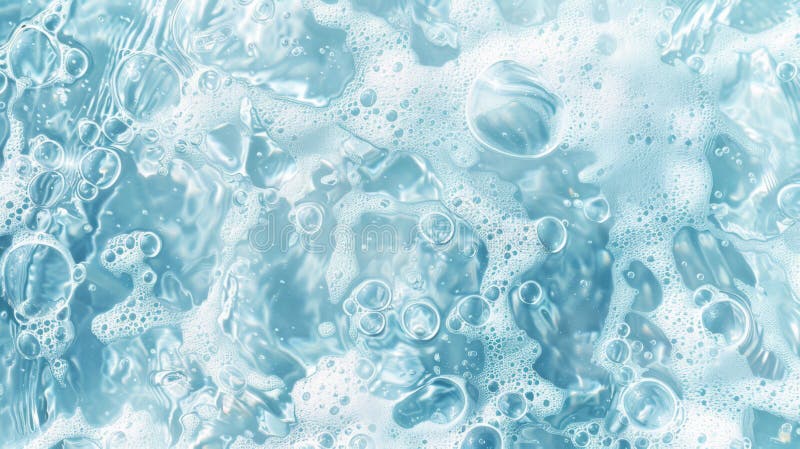 Close-Up of Soapy Water Bubbles Stock Illustration - Illustration of ...
