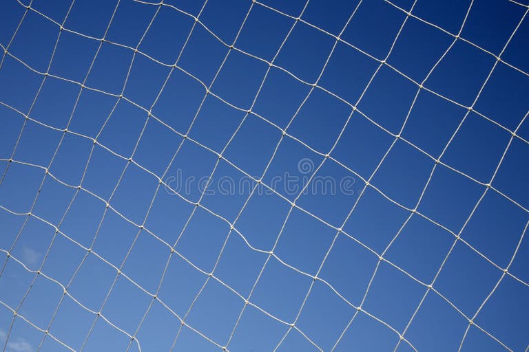 Close up of a soccer net. stock image. Image of string - 7273199