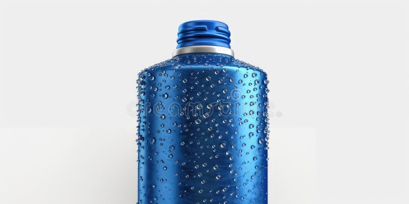 Close-up of a Soda Can with Water Droplets. Perfect for Beverage or ...