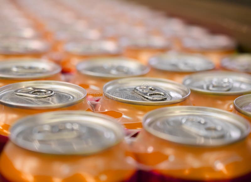 Close Up of Soda Tin Beer Cans Stock Image - Image of open, closeup ...