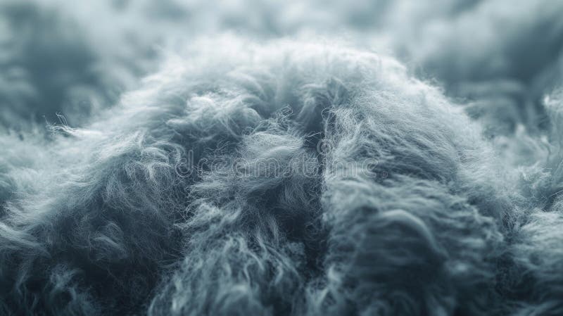 Close-up of Soft Blue Furry Texture Stock Illustration - Illustration ...