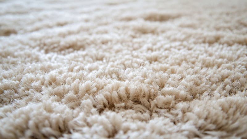 Close-up of Soft, Fluffy Beige Carpet Texture Stock Illustration ...