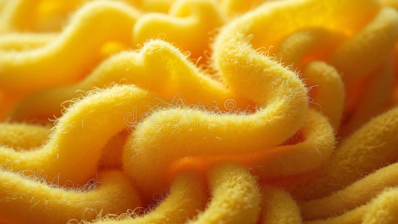 Close-up Soft Fluffy Yellow Wool Texture High Quality Image Stock ...