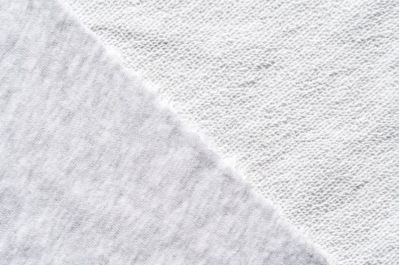 Close Up of Soft White Textured Fabric with Diagonal Seam and Fluffy ...
