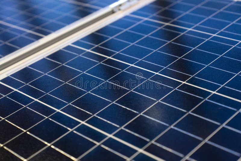 Close up solar panel stock image. Image of power, photovoltaic - 249367173