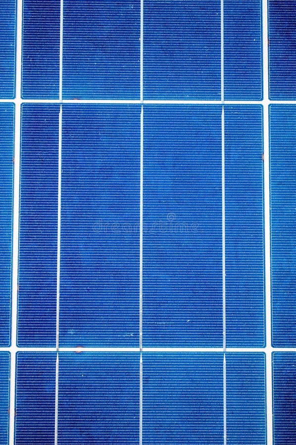 Close Up Of Solar Cells For Renewable Solar Energy With The Sun Stock ...