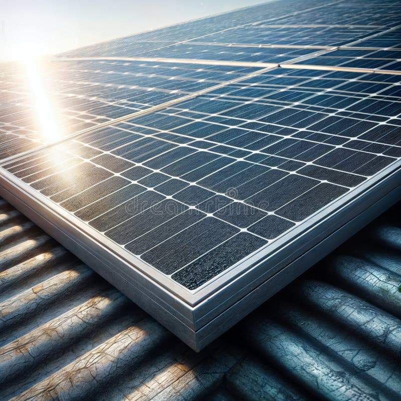 Photovoltaic Panel Solar Power Generation Texture Pattern Stock ...