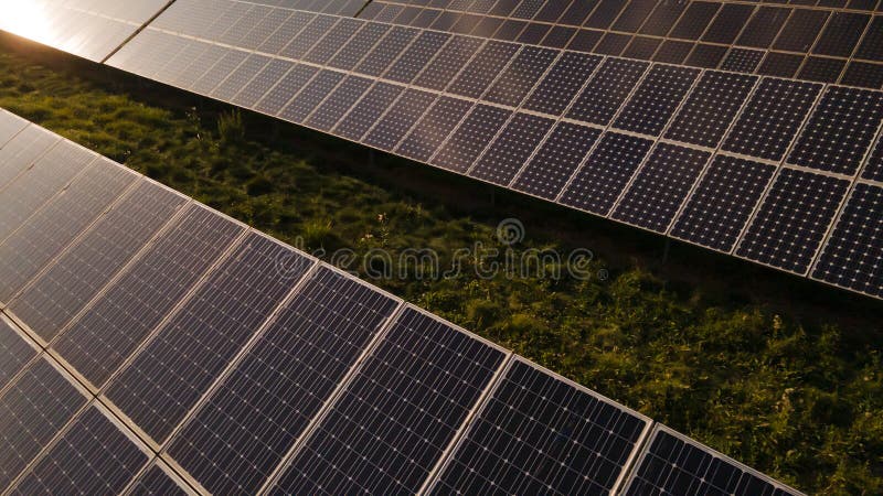 Close Up of Solar Panels, Alternative Source of Energy, Sunlight Power ...