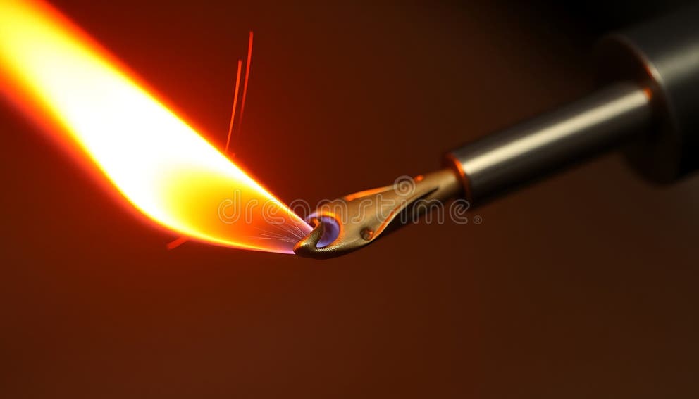 Close-up of a Soldering Iron Tool for Electronics Work Generative AI ...