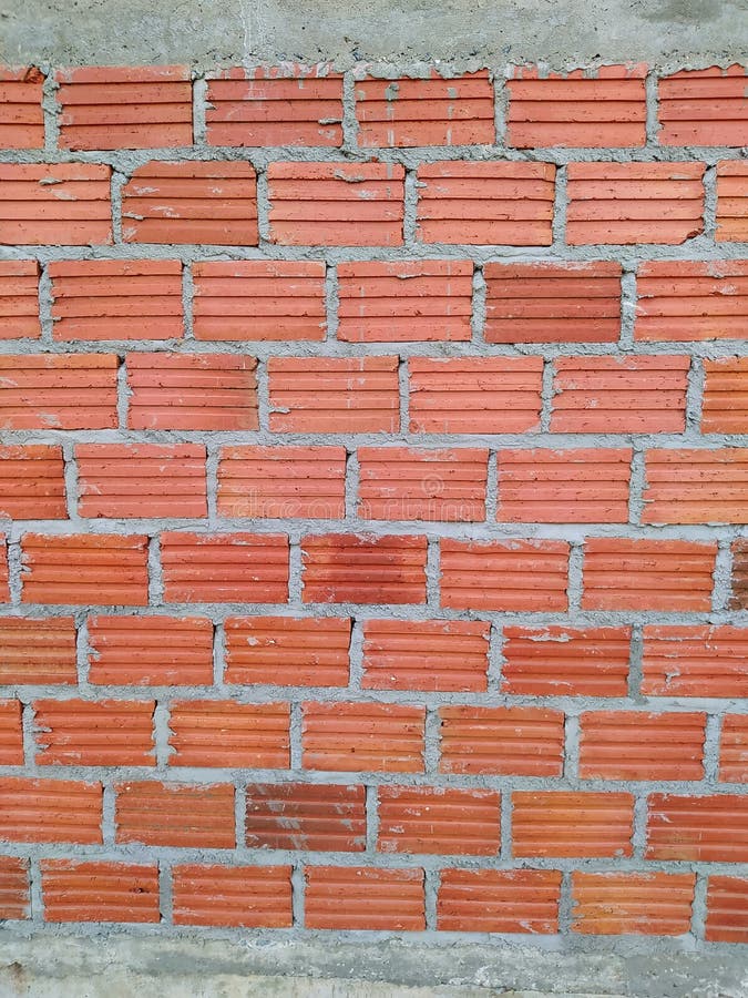 Close-up of Some Brick Walls in a Building. Stock Photo - Image of ...