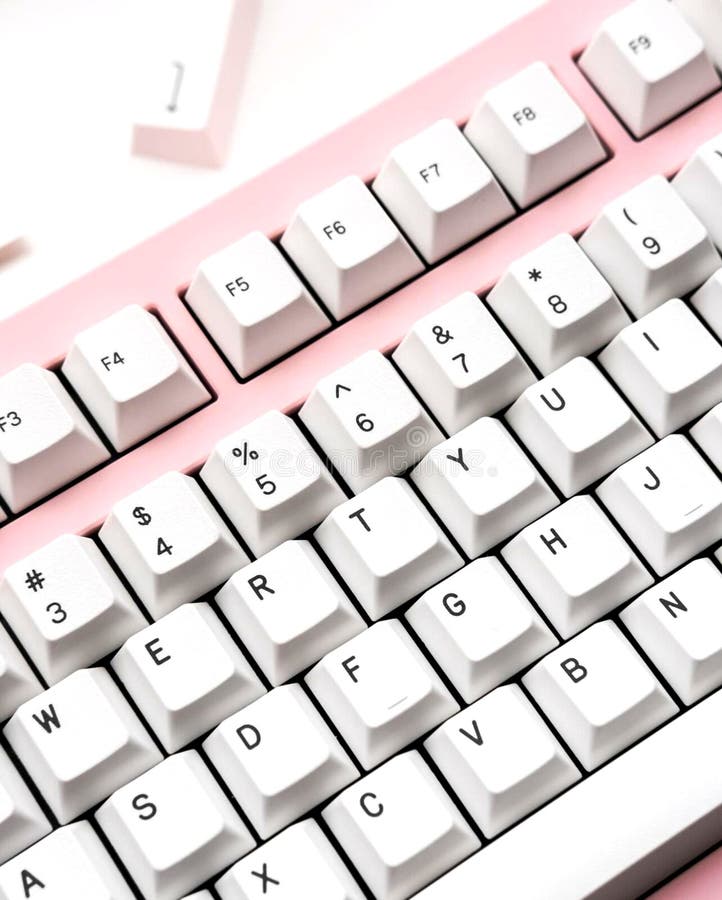 Close Up of Some Keys on the Keyboard Stock Image - Image of keyboard ...