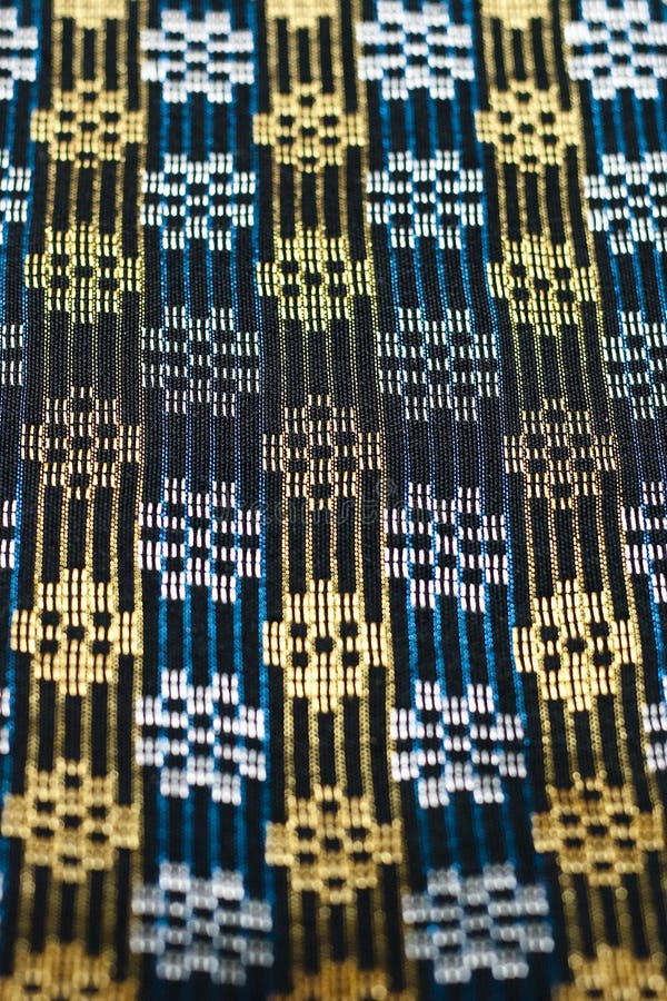 Songket Fabric stock image. Image of malaysia, cotton - 25372001