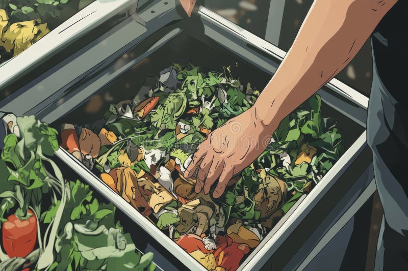 Close-Up of Sorting Components Stock Illustration - Illustration of ...