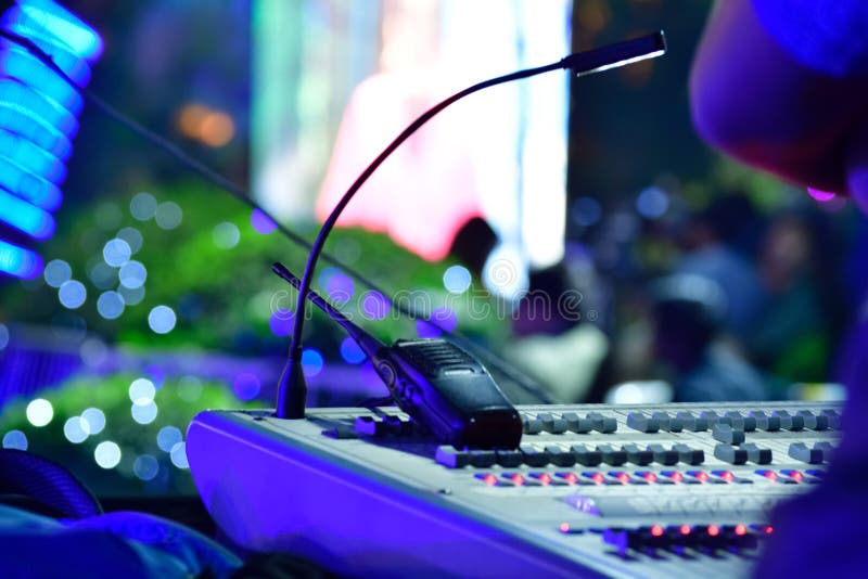 Sound equalizer in studio stock image. Image of audio - 107567265