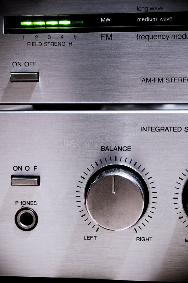 Sound System Console stock photo. Image of music, audio - 13941312