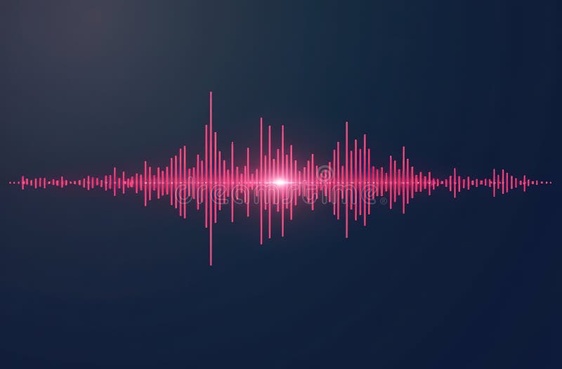 Close Up Sound Waves at 10-10-2024 Stock Illustration - Illustration of ...