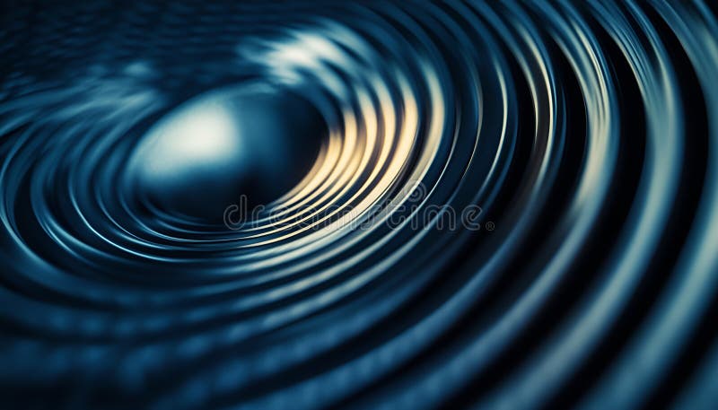 Close-up of Sound Waves Coming from a Loudspeaker Stock Image - Image ...