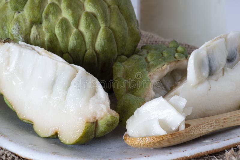 Ripe soursop fruit stock image. Image of healthy, diet - 224924165