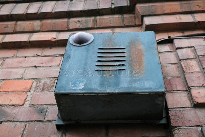 Close-up Soviet Signal Device Attached To a Building Stock Photo ...