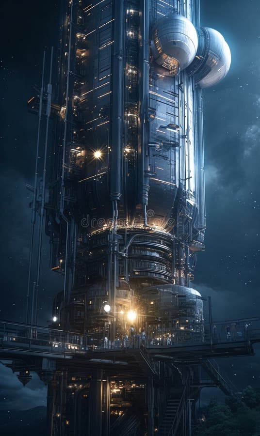 Space Elevator Station Stock Illustrations – 139 Space Elevator Station Stock Illustrations ...