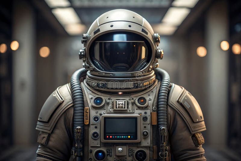 Close Up of Space Suit Featuring Intricate Technology and Design ...