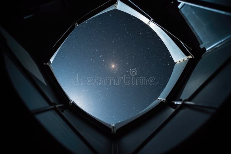 Close Up of Spaceship Vent Amidst Starry Sky Stock Photo - Image of ...