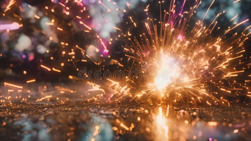 Sparkler Explosion stock video. Video of holiday, glow - 336009715