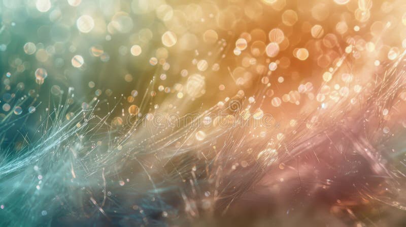 Close-up of Sparkling Light Reflections Creating a Bokeh Effect on a ...