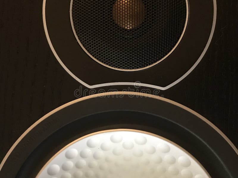 Close Up of a Speaker, Tweeter and Woofer Stock Image - Image of wheel, design: 392403225