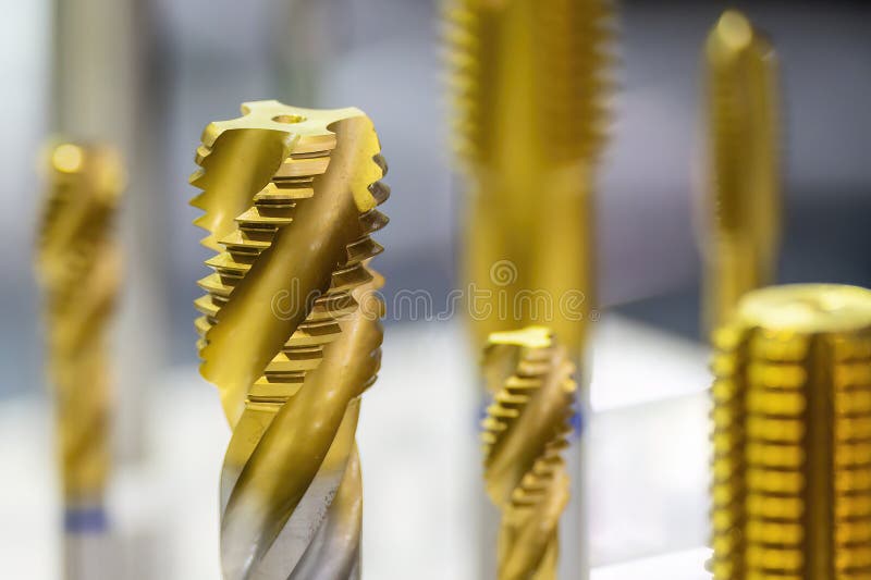 Close Up of the Special Machine Tapping Tool Stock Image - Image of ...