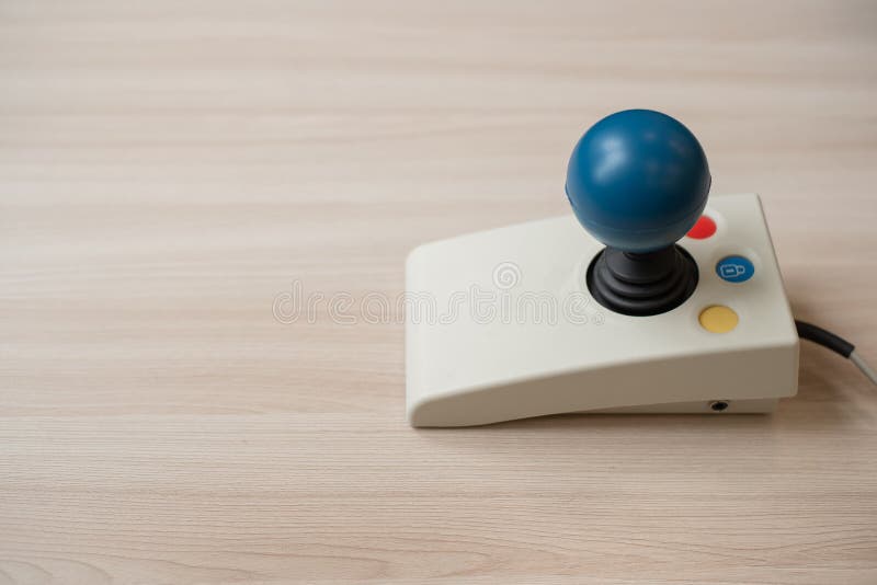 Close-up of a Specialized Computer Mouse for People with Cerebral Palsy ...