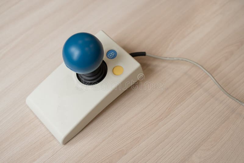 Close-up of a Specialized Computer Mouse for People with Cerebral Palsy ...