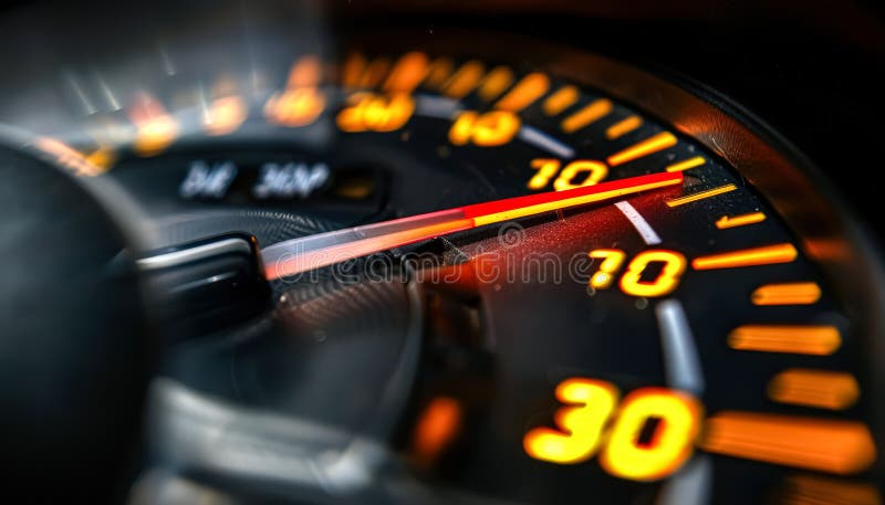 Black Line Icon Speedometer Gauge Panel Stock Photos - Free & Royalty ...