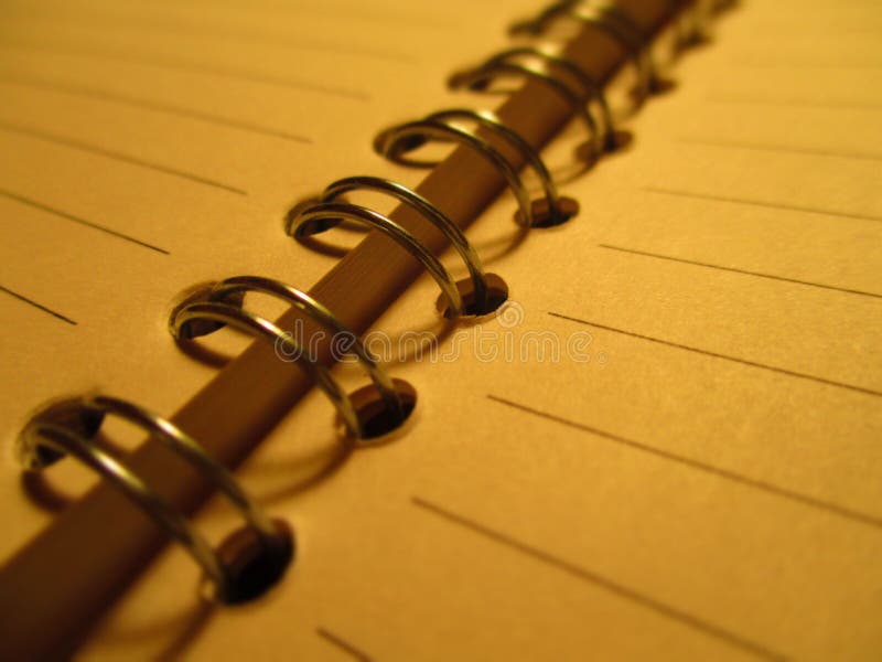 Notebook close-up stock image. Image of holes, notebook - 161142425