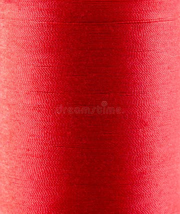 Red sewing thread stock image. Image of closeup, floss - 111739185