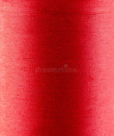 Red sewing thread stock image. Image of closeup, floss - 111739185