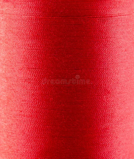 Red sewing thread stock image. Image of closeup, floss - 111739185