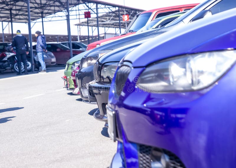 Close Up of a Sports Car, Car Close Up Stock Photo - Image of bumper ...