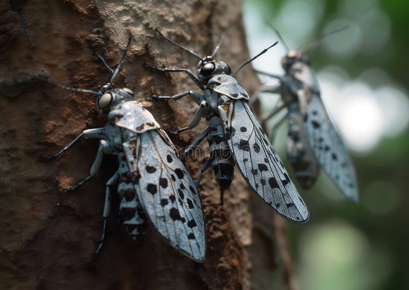 Spotted Lanternflies Stock Illustrations – 3 Spotted Lanternflies Stock ...
