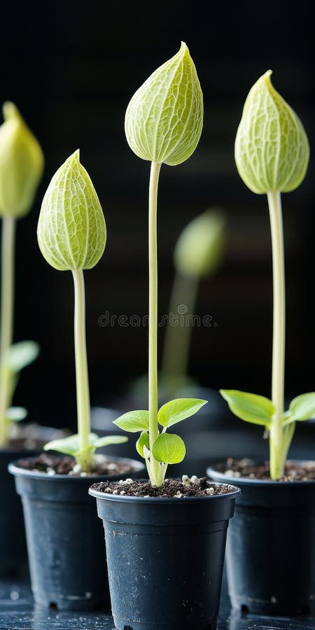 Close-Up of Sprouting Hosta Plants, Showcasing New Growth and ...